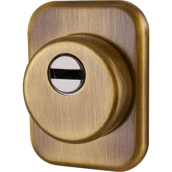 Броненакладка на ЦМ квадрат (от вырывания, 25 мм) ET/ATC-Protector 1-25 ...